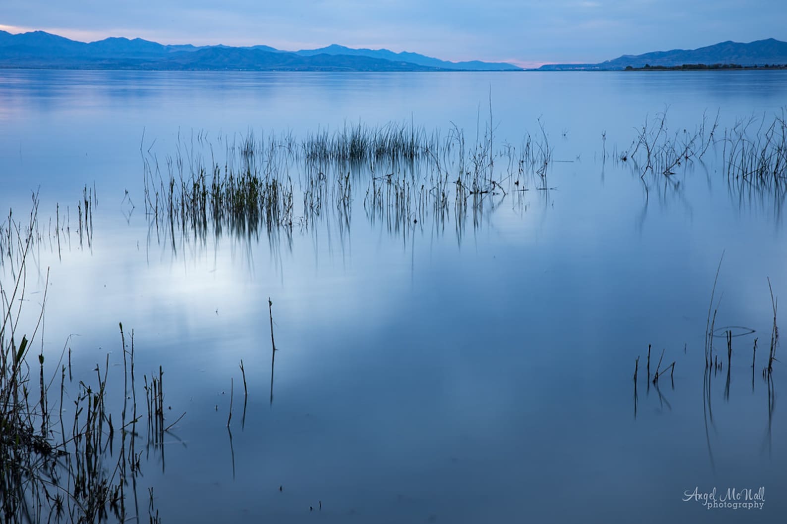 Large Moody Landscape Photography Print, Zen, Peaceful Photo, Utah Lake ...