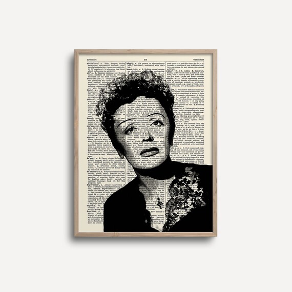 Edith Piaf Poster Art Girl Boss Feminist Woman Feminism - Etsy