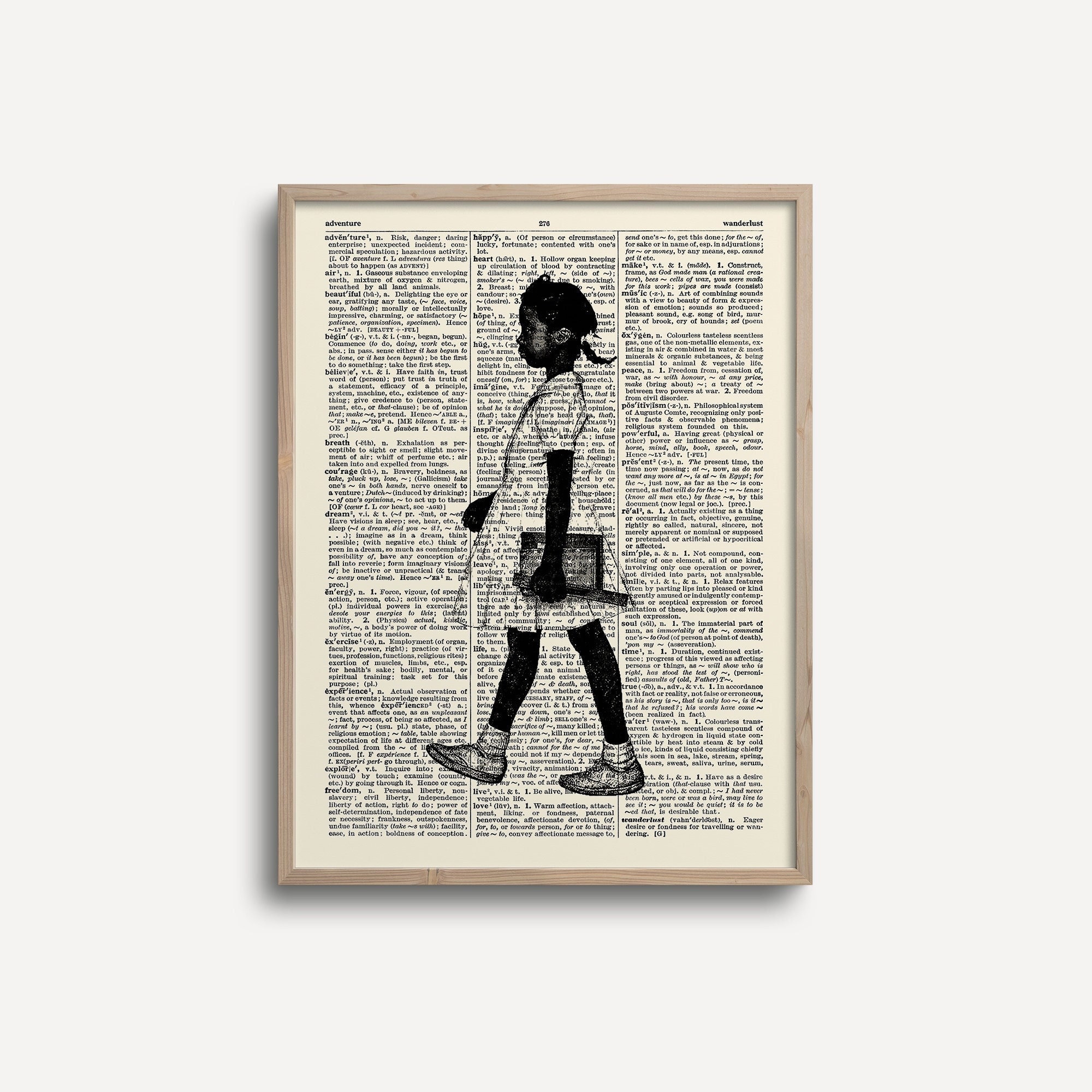 Ruby Bridges Print Dictionary Civil Rights Activist Feminist Office Wall Art Classroom Decor - Etsy