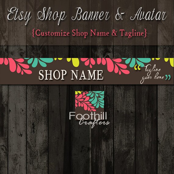 Etsy Shop Banner Avatar