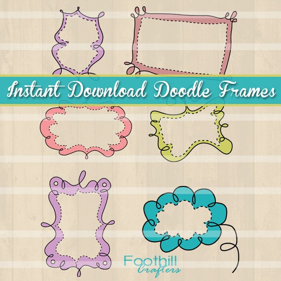 Colorful Doodle Frame