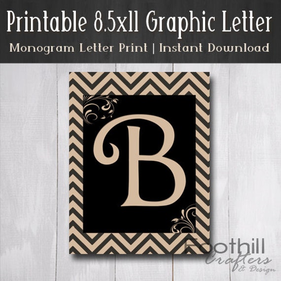 Black Letter B Chevron