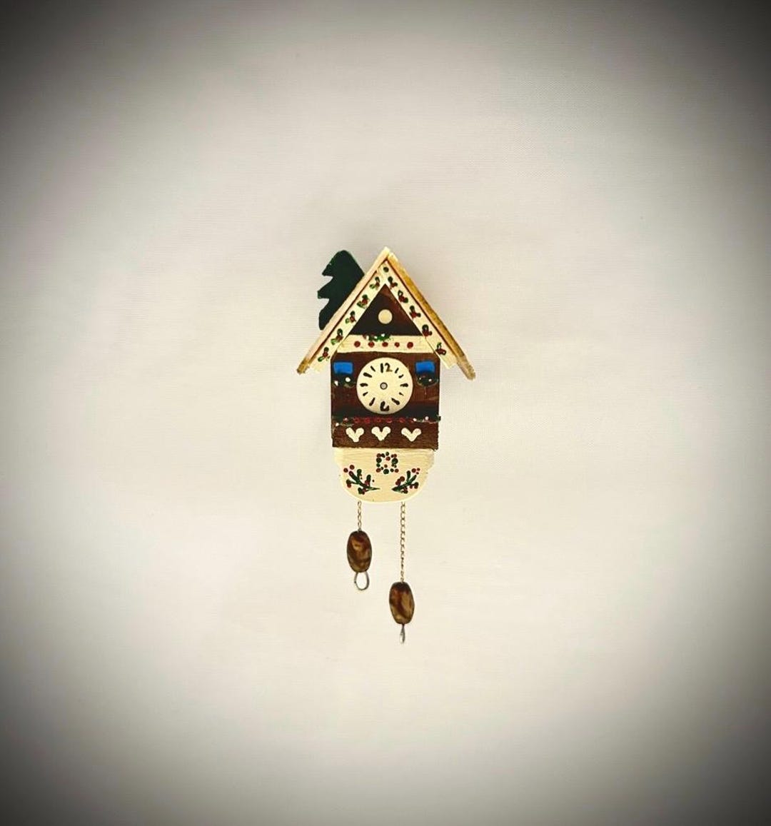 Miniature Cuckoo Clock Fridge Magnet One of a Kind - Etsy