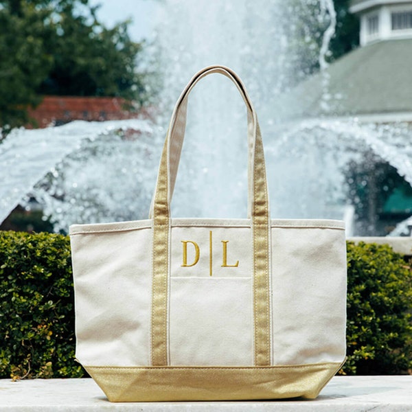 Monogram Tote Bag - Etsy