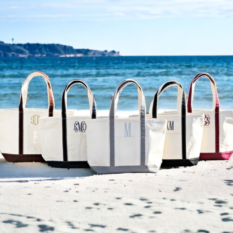 Monogram Tote Bag - Etsy