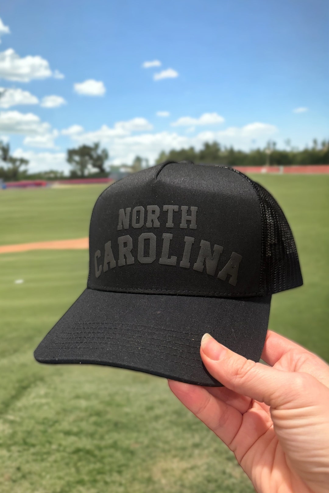 Custom Puff Embossed Trucker Hat, Hat With State Zip Code Team Name ...