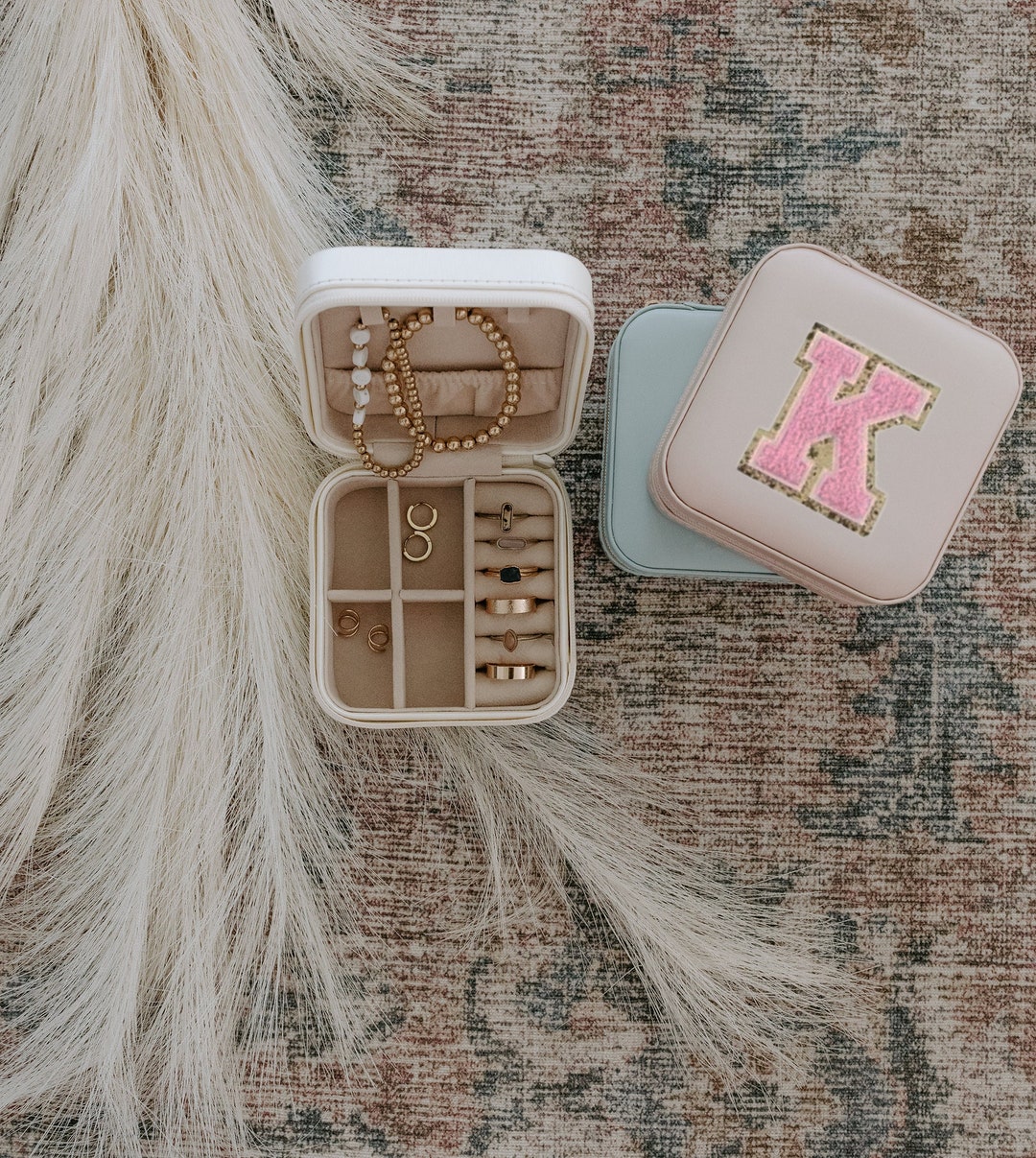 Personalized Jewelry Boxes | Bridesmaid Varsity Letter Jewelry Box ...