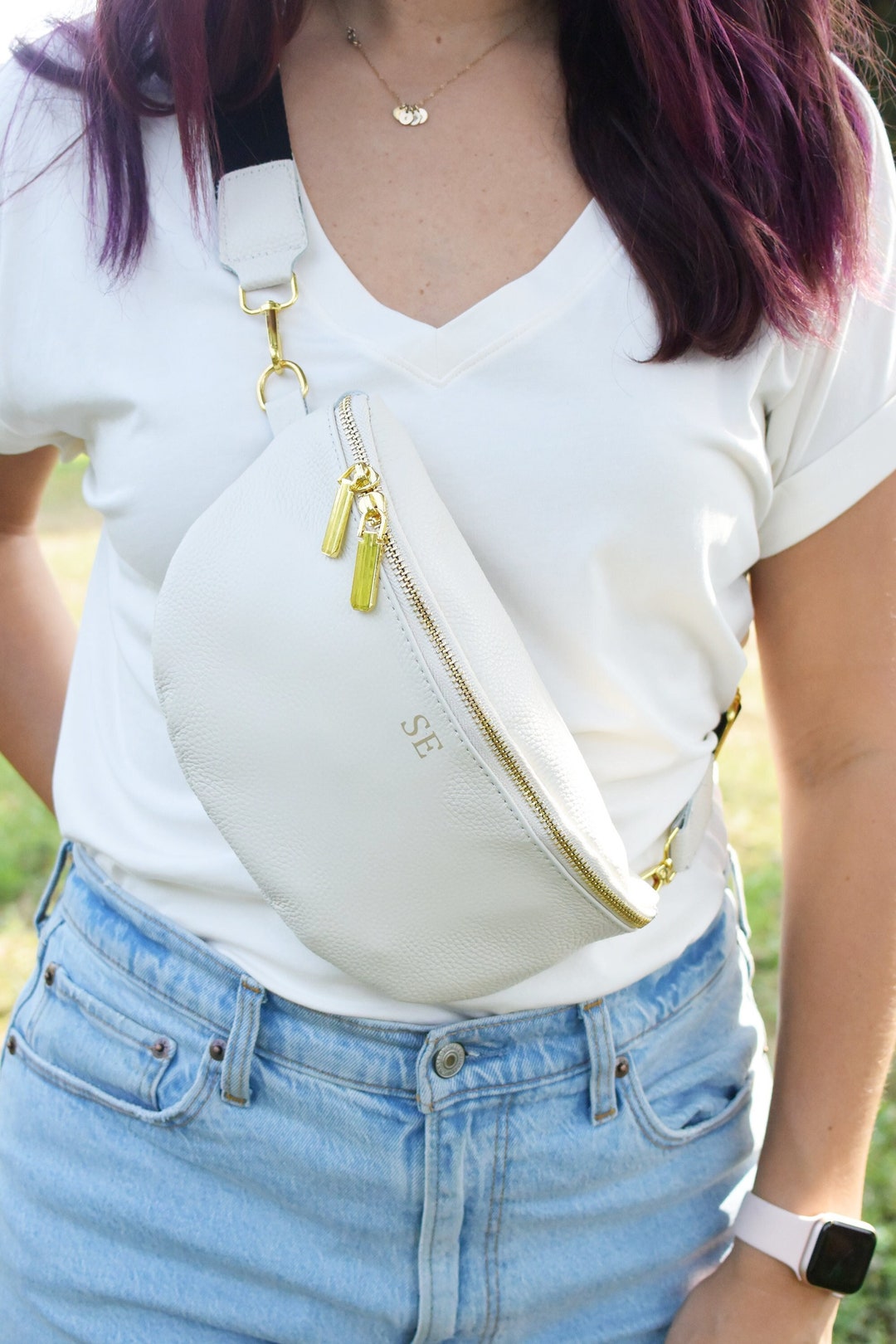 Leather Fanny Pack Crossbody Bags for Women Trendy Sling Bag - Etsy