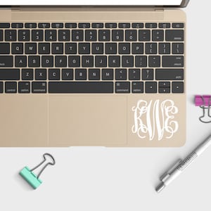 Laptop Decal Custom Monogram Decal for MacBook / Laptop / Car Decal - Etsy