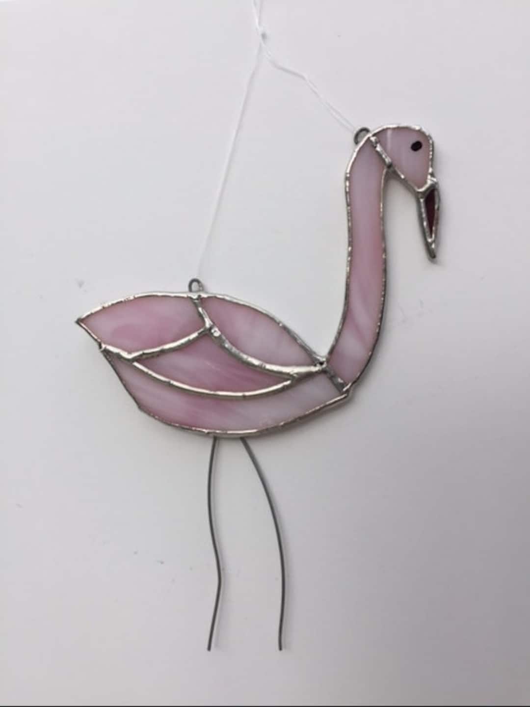 Pink Flamingo Stained Glass - Etsy