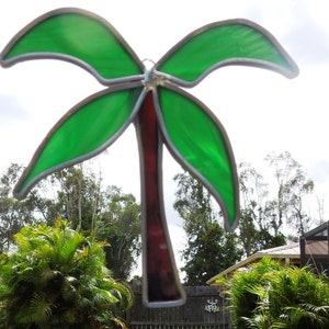 Palm Tree Stained Glass - Etsy