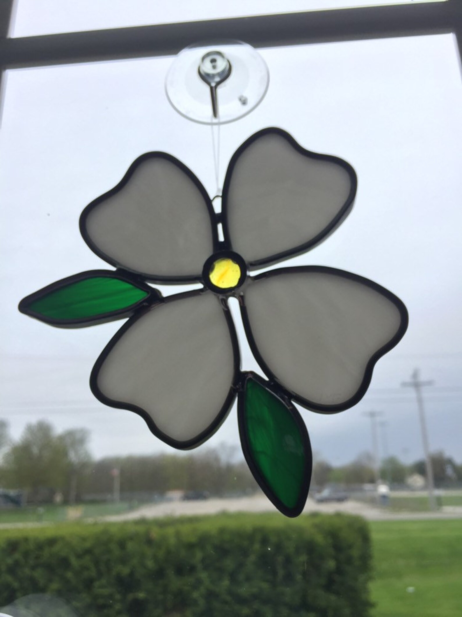 Dogwood Flower Stained Glass - Etsy