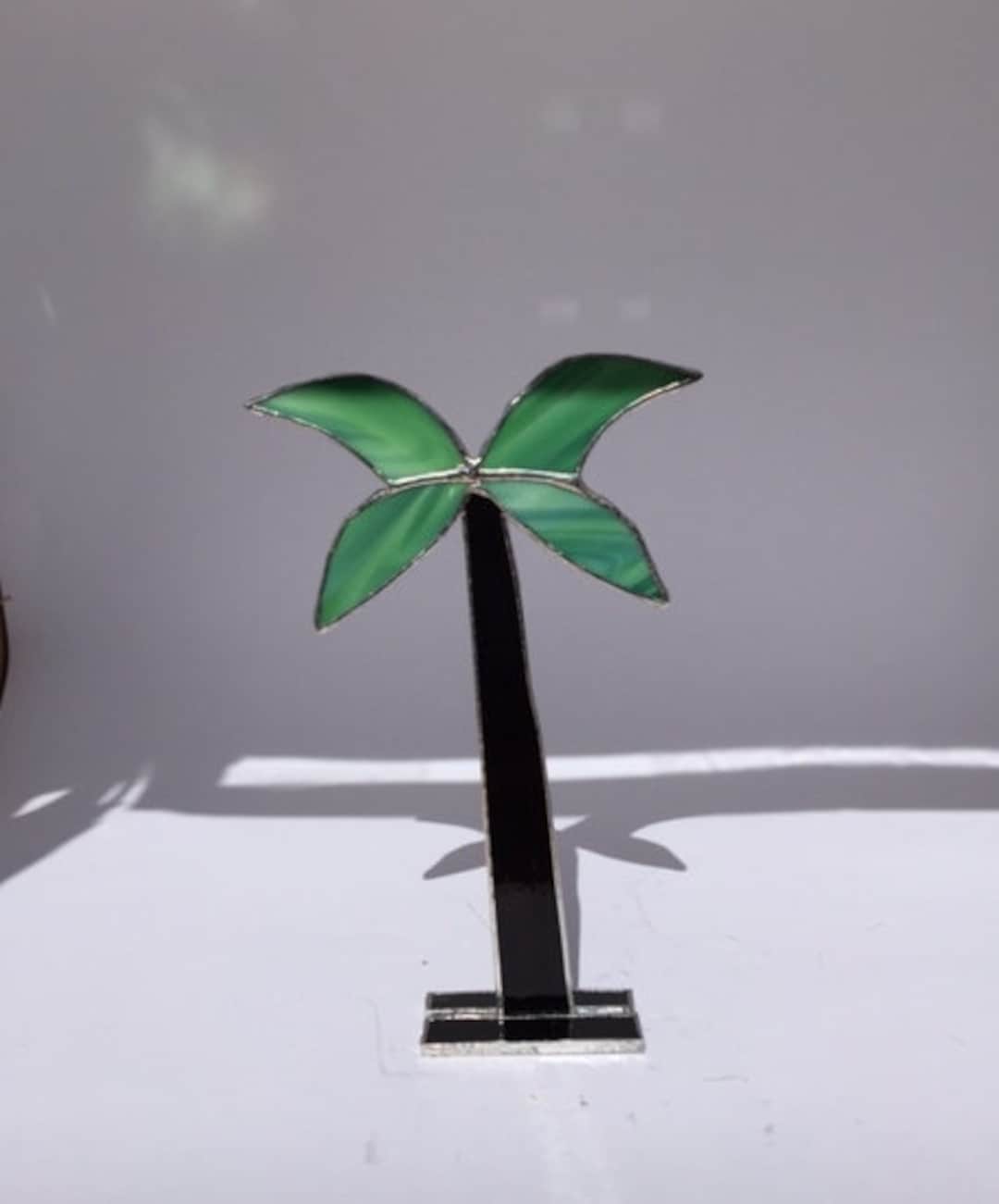 Palm Tree Standing Stained Glass - Etsy