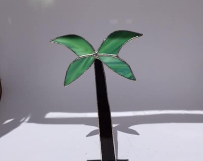 Palm Tree Standing Stained Glass - Etsy