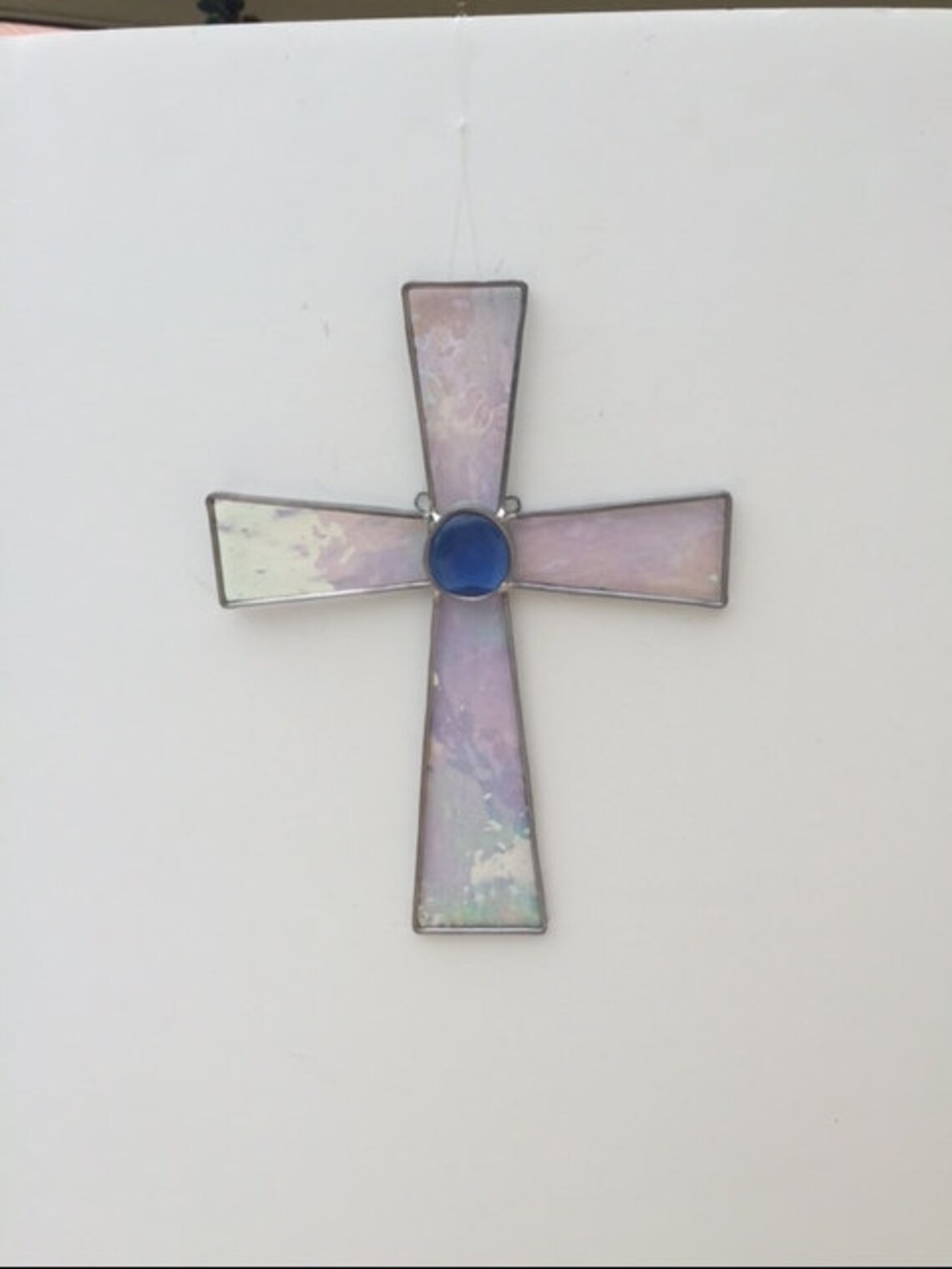 Large Cross Stained Glass | Etsy