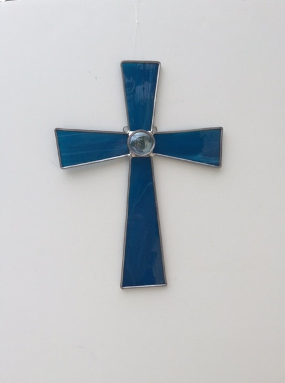 Large Cross Stained Glass | Etsy