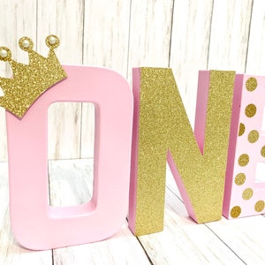 Princess Party, Pink and Gold Party, Pink and Gold Birthday, Block ...