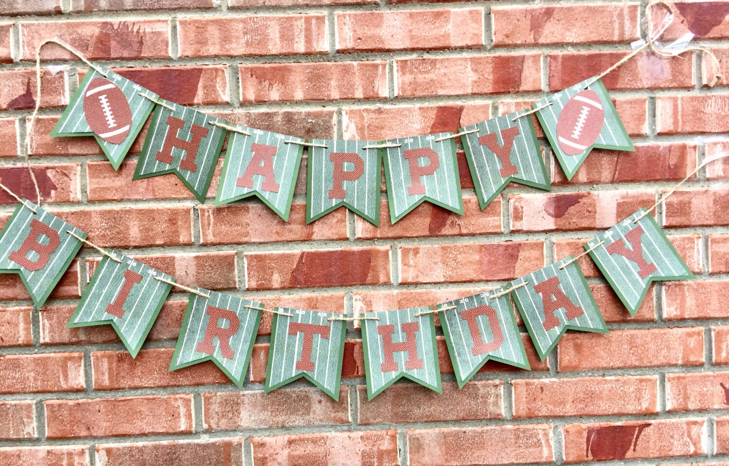 Football Banner Football Birthday Birthday Photo Prop | Etsy