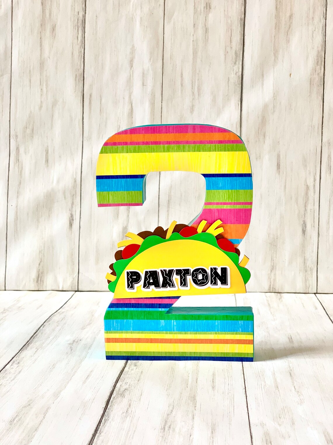 Taco Twosday Centerpiece Taco Tuesday Photo Prop Taco Party - Etsy