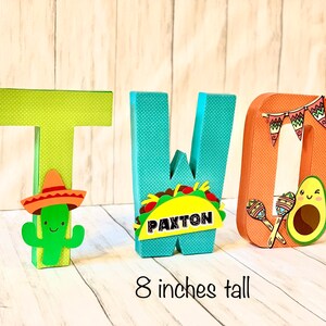 Taco Twosday Centerpiece, Taco Tuesday Photo Prop, Taco Party Decor ...