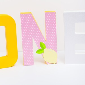 Pink Lemonade Party, Pink Lemonade Birthday, Block Numbers, First ...