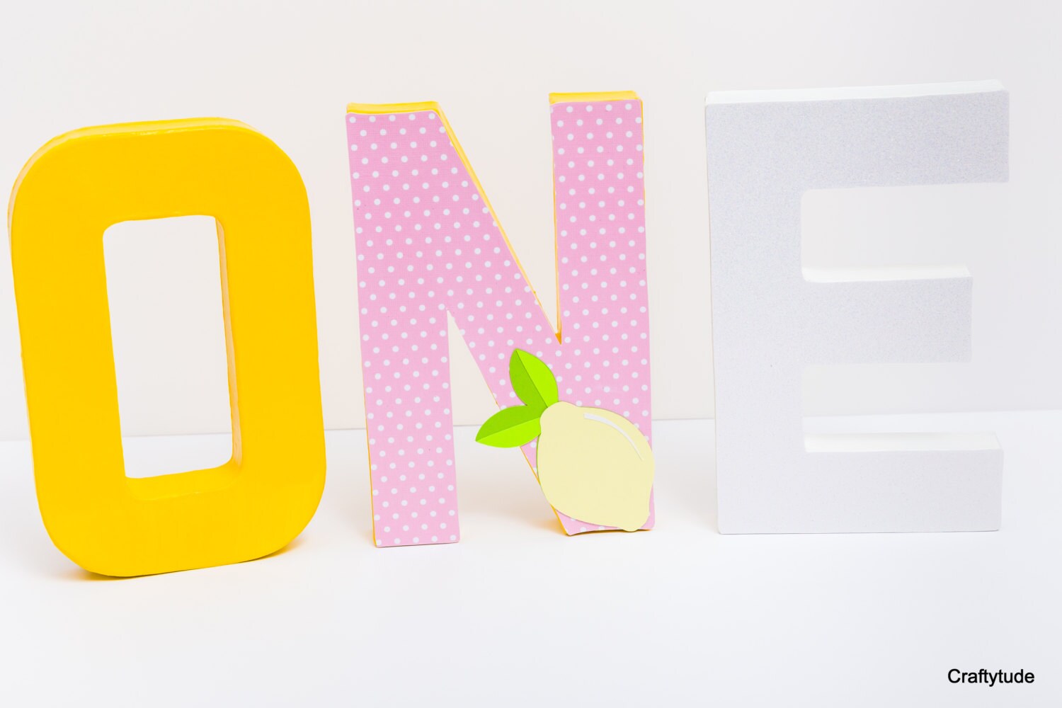 Pink Lemonade Party Pink Lemonade Birthday Block Numbers - Etsy