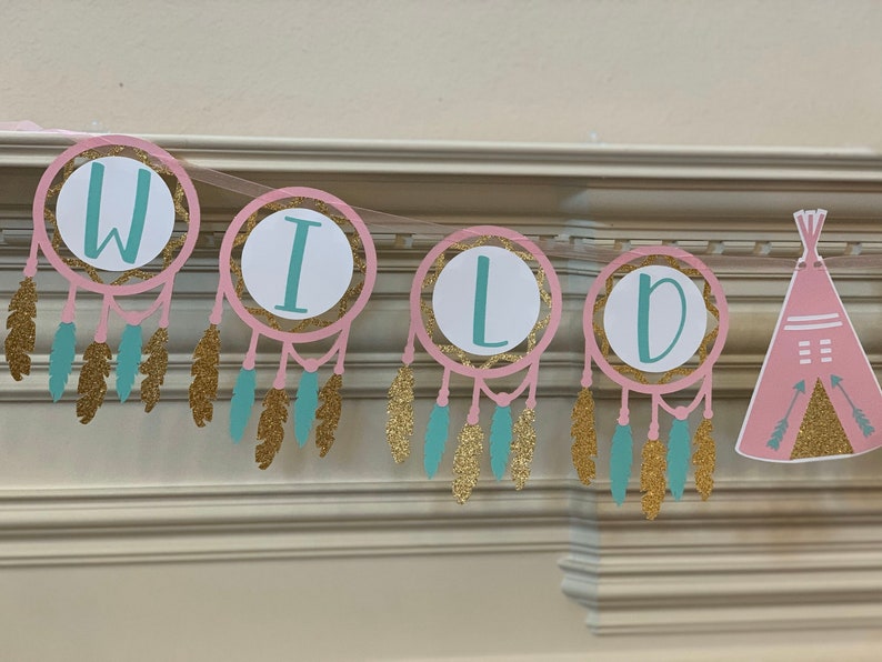 Dreamcatcher Banner Boho Banner Tribal Banner Wild One - Etsy