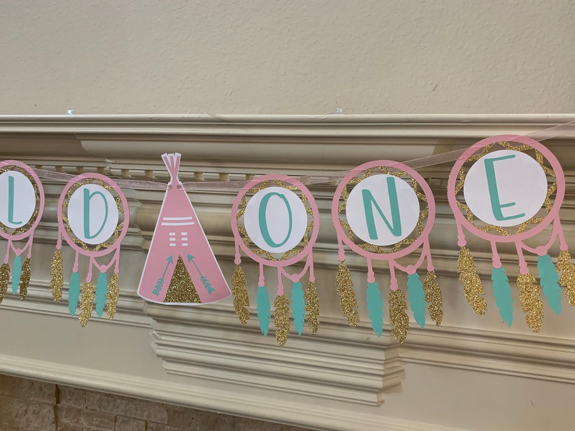 Dreamcatcher Banner Boho Banner Tribal Banner Wild One | Etsy