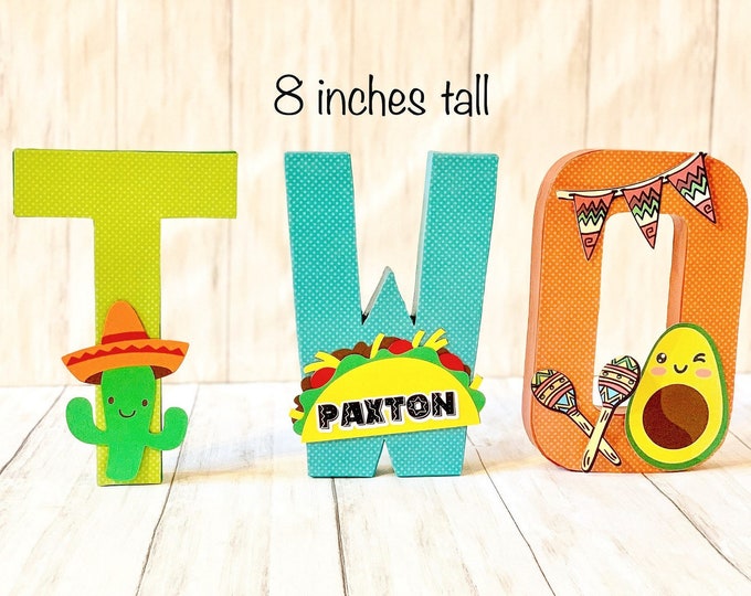 Taco Twosday Centerpiece, Taco Tuesday Photo Prop, Taco Party Decor ...