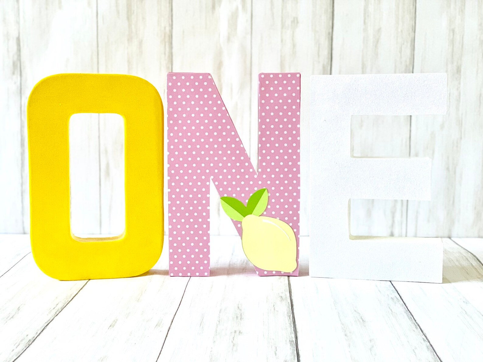 Pink Lemonade Party Pink Lemonade Birthday Block Numbers - Etsy