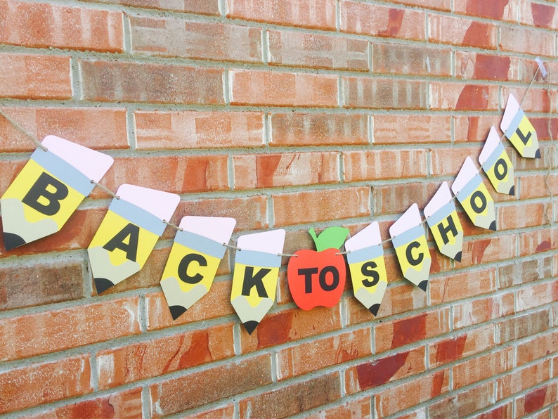Back to School Banner School Party Decor Back to School - Etsy
