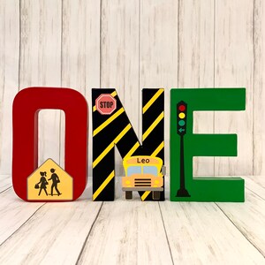 School Bus Centerpiece, School Bus Photo Prop, School Bus Party Decor ...