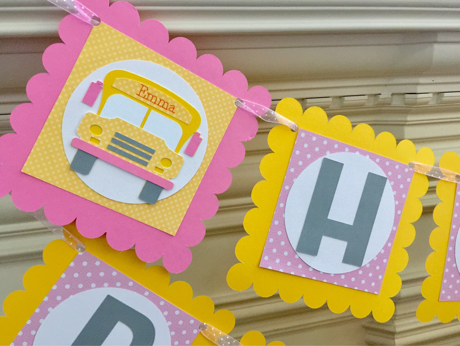 School Bus Banner School Bus Party School Bus Party Decor | Etsy