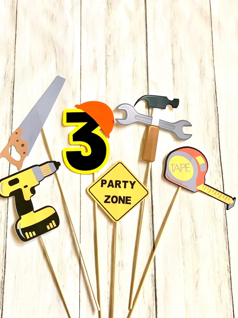 Tool Party Construction Birthday Party Tools Centerpiece - Etsy
