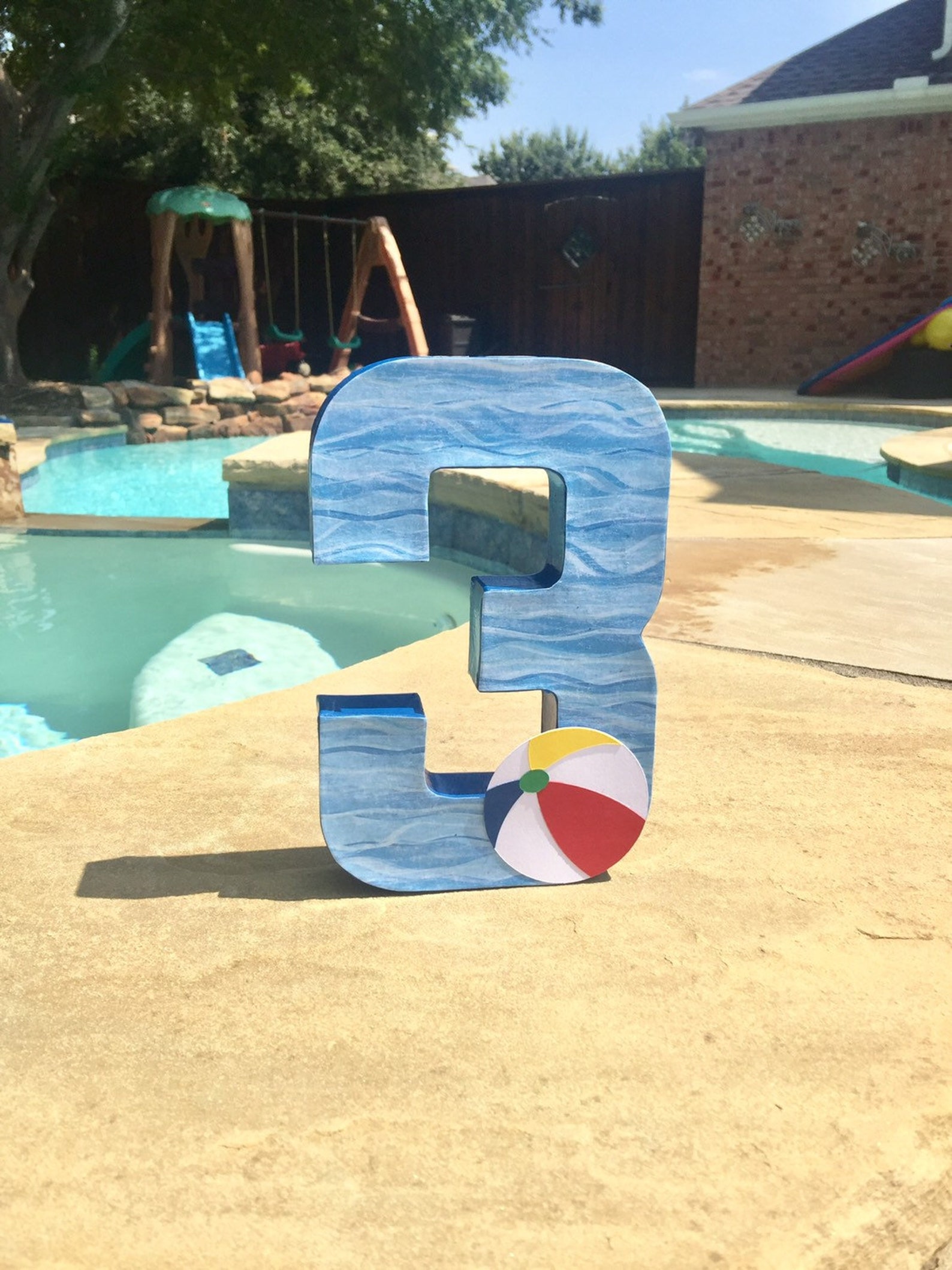 Pool Party Decor Pool Party Decorations Birthday Photo Prop - Etsy