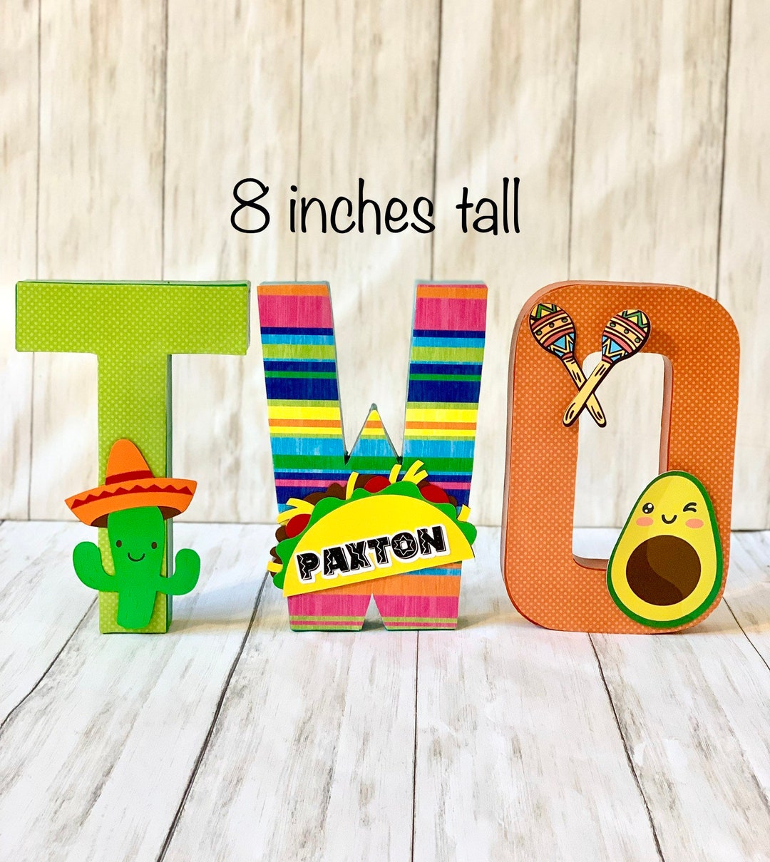 Taco Twosday Centerpiece, Taco Tuesday Photo Prop, Taco Party Decor ...