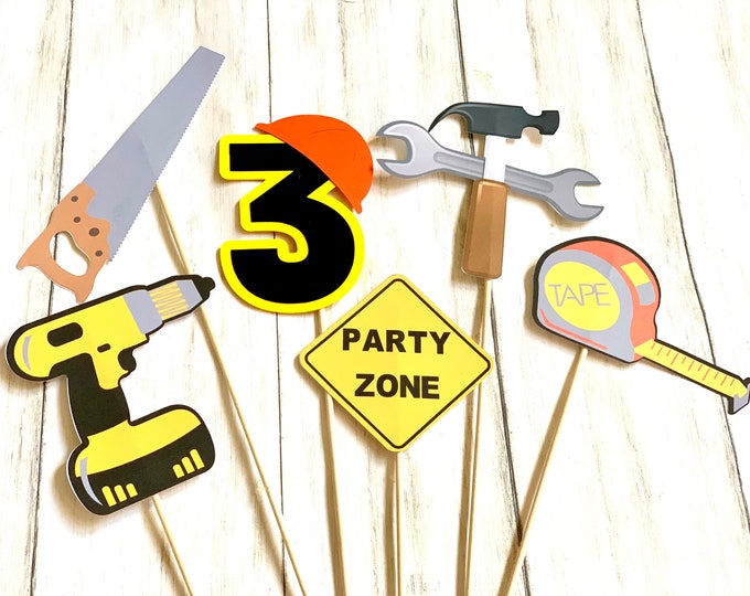 Tool Party Construction Birthday Party Tools Centerpiece - Etsy