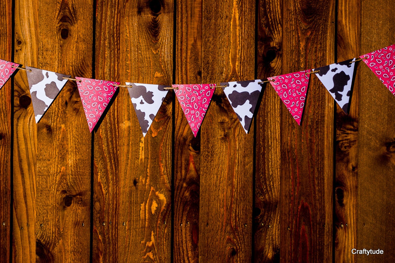 Western Garland Cowboy Party Decoration Western Theme Party - Etsy