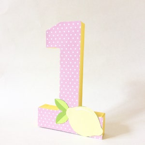 Pink Lemonade Party, Pink Lemonade Birthday, Block Numbers, First ...
