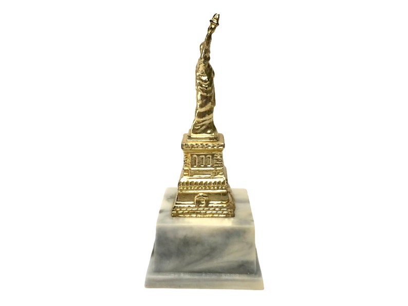 Vintage Small Gold Statue of Liberty Souvenir Figurine Plastic - Etsy
