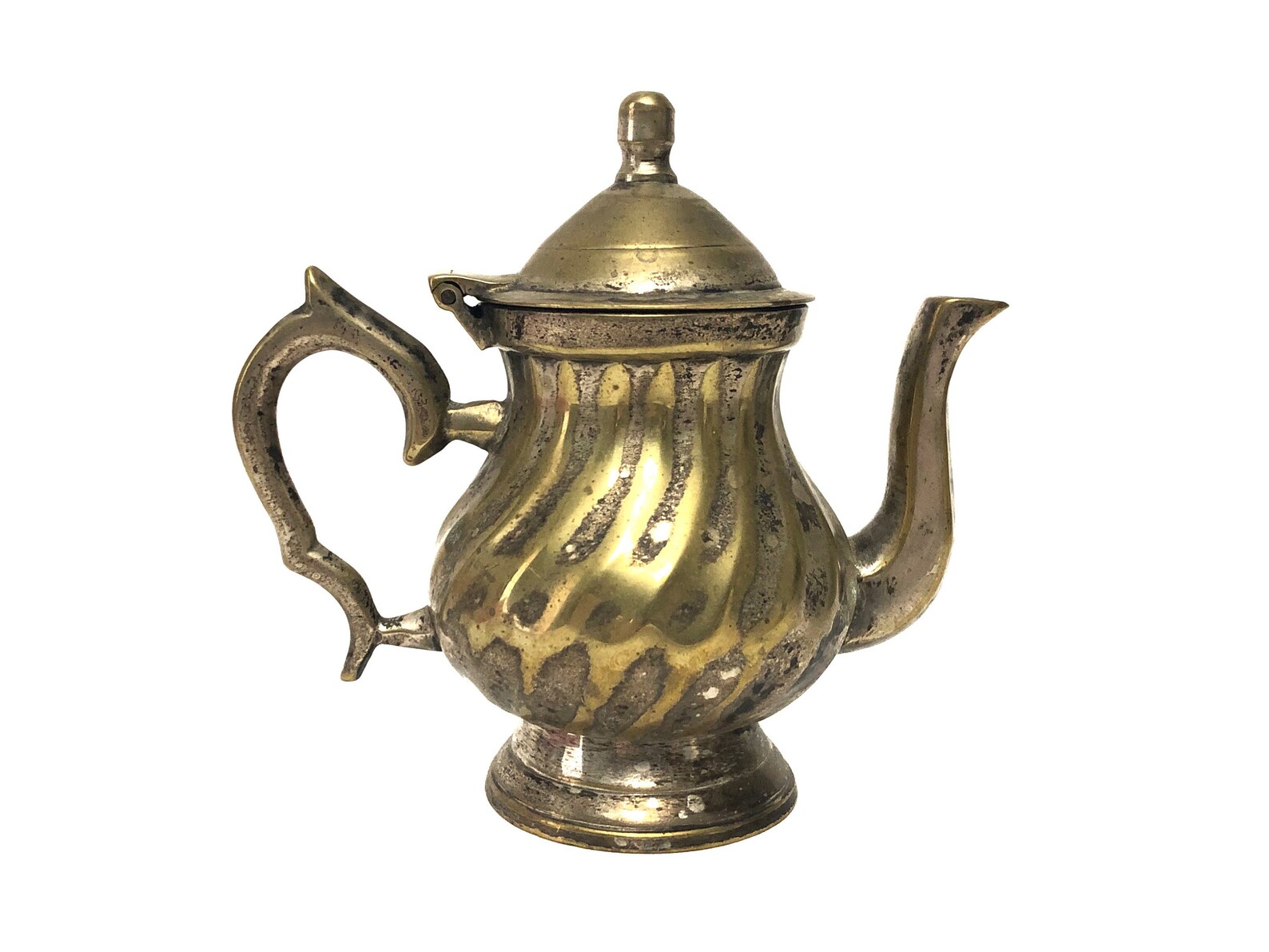 Vintage Ornate Gold Plated Silver Metal Creamer With Hinged Lid - Etsy