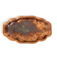Vintage Copper Hammered Tray With Handles - Etsy