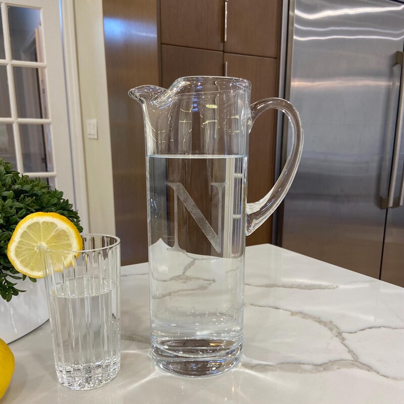 Glass Pitcher - Etsy