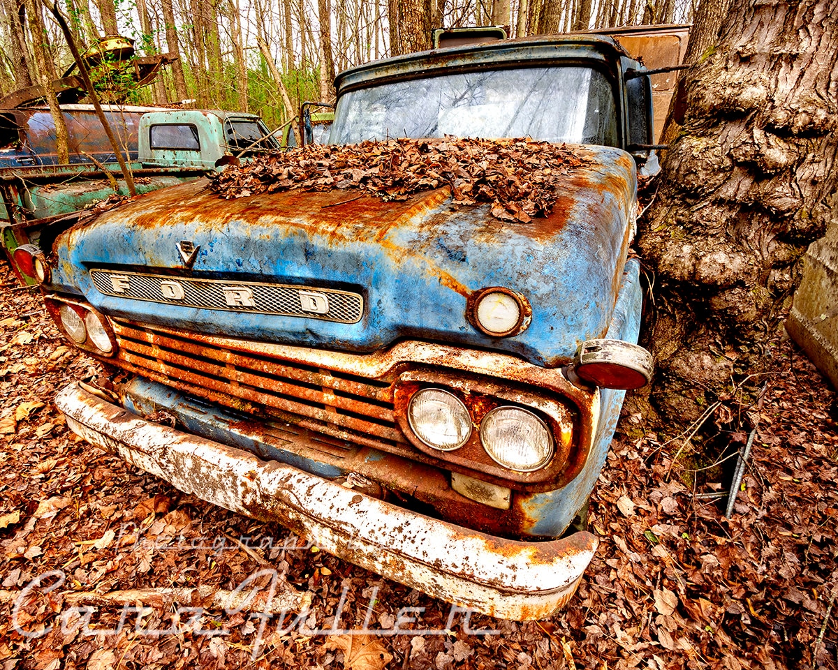 Old Blue Ford Trucks