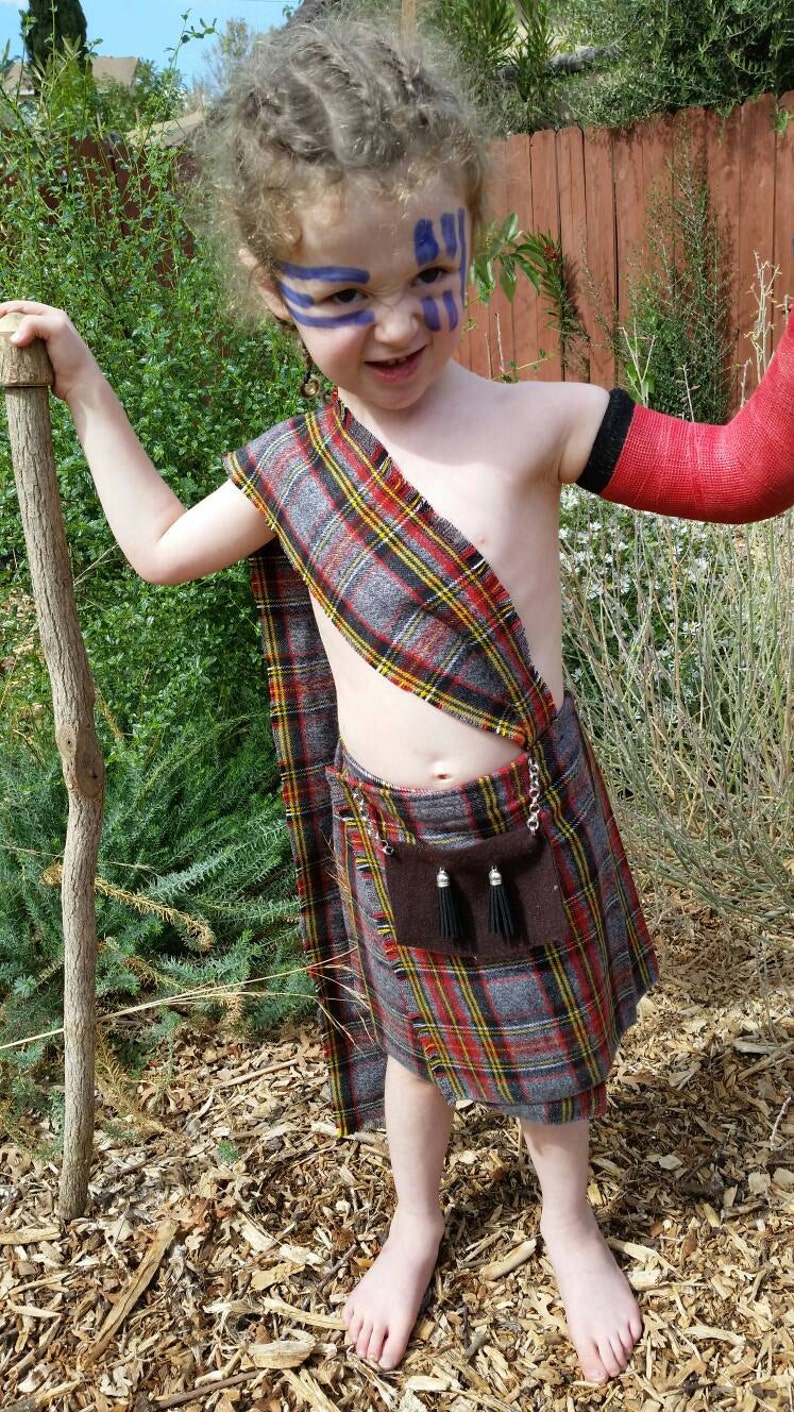 Baby Kilt With Plaid, Highland Games Outfit, Halloween Costume ...