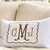 Romanesque 3 Letter Monogrammed Lumbar Accent Inch Pillow Cover COVER ...
