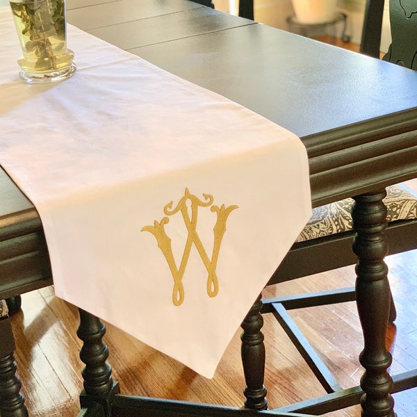 Monogrammed Table - Etsy
