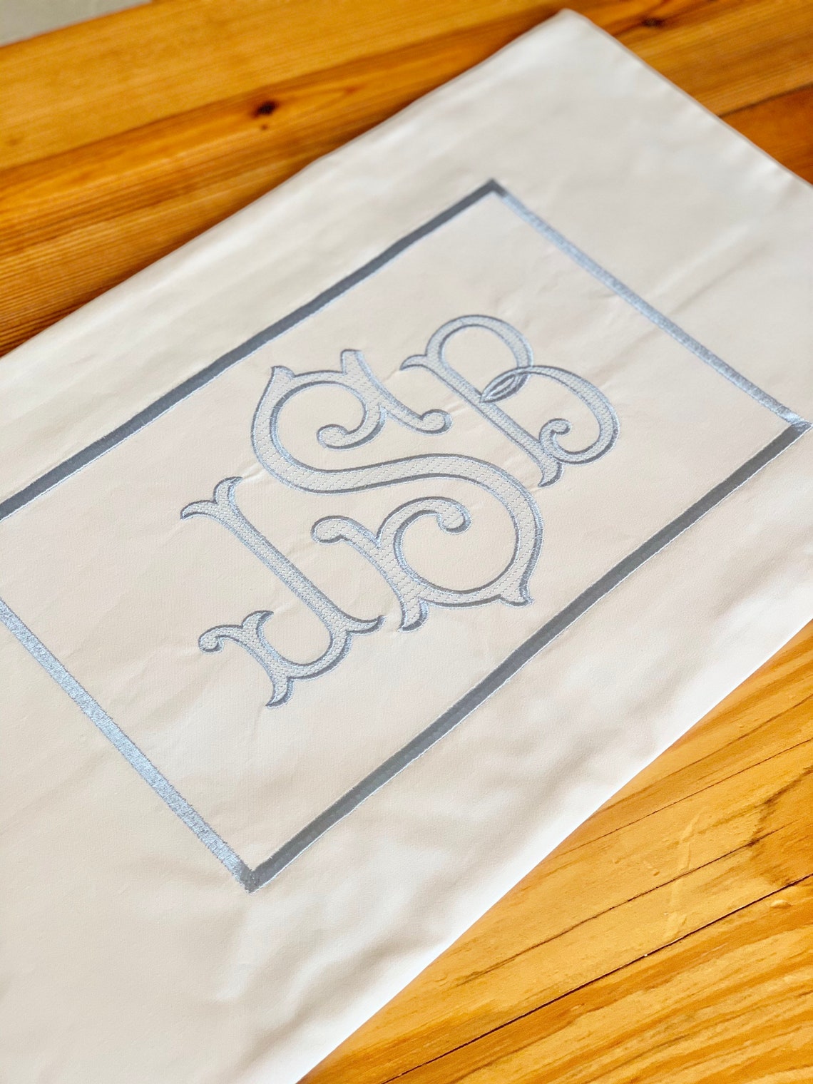 Romanesque 3 Letter Monogrammed Lumbar Accent Inch Pillow - Etsy