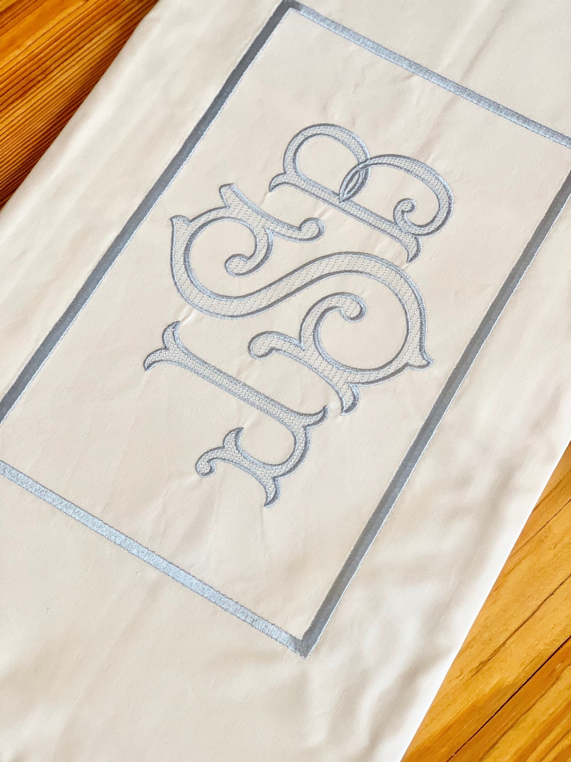 Romanesque 3 Letter Monogrammed Lumbar Accent Inch Pillow - Etsy