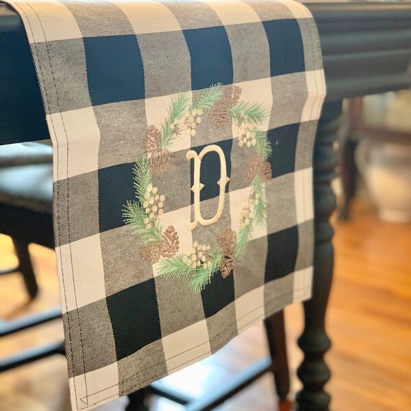 Buffalo Check Table Runner - Etsy